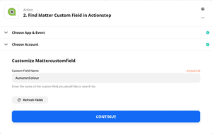 Custom Data Fields for Matters | Actionstep Documentation